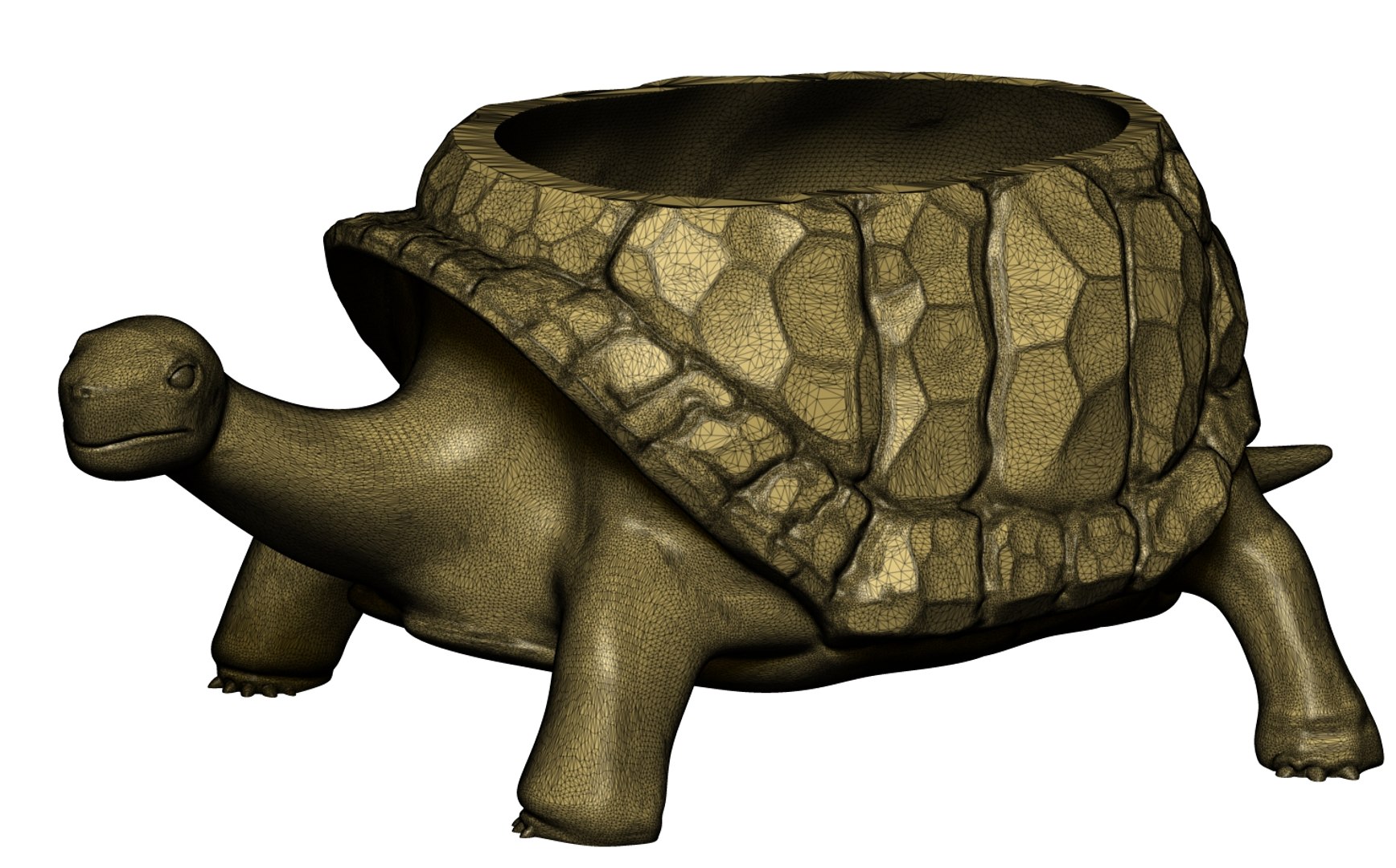 3D model turtle plant vase - TurboSquid 1490929