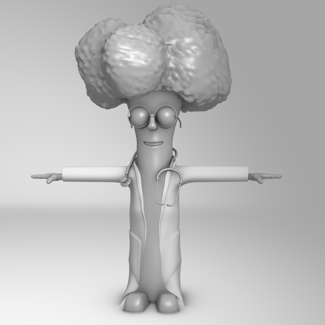 3d Doctor Broccoli
