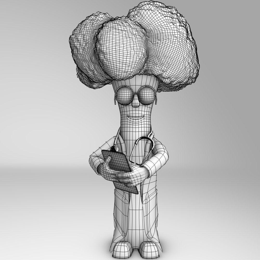 3d Doctor Broccoli