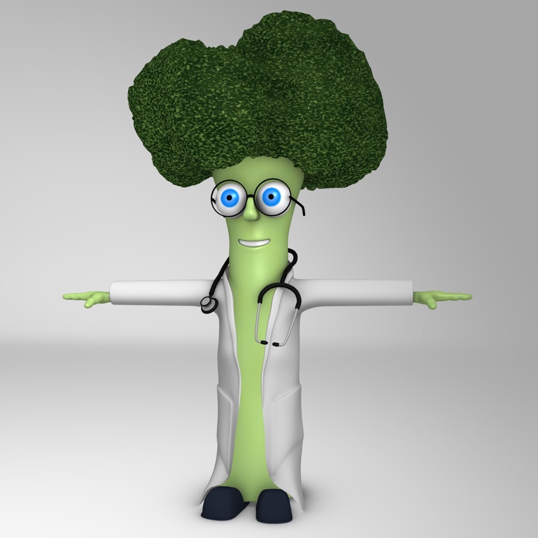 3d Doctor Broccoli