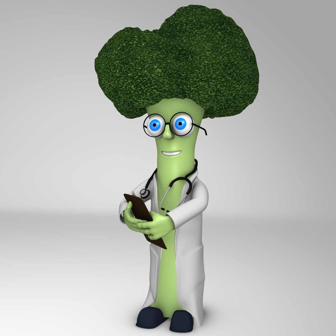 3d Doctor Broccoli