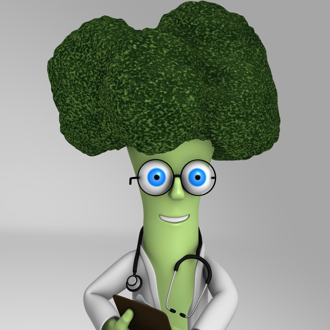 3d Doctor Broccoli