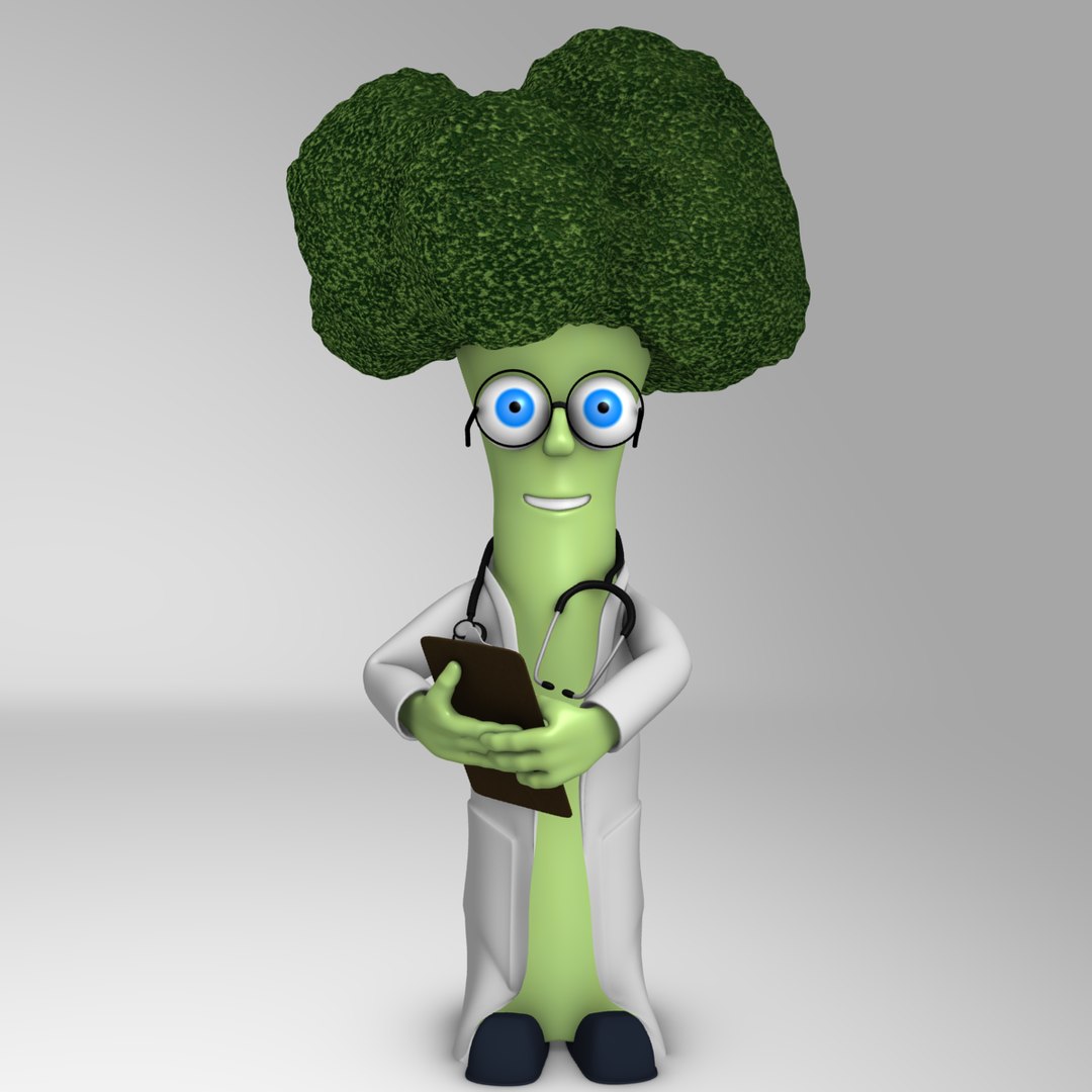 3d Doctor Broccoli
