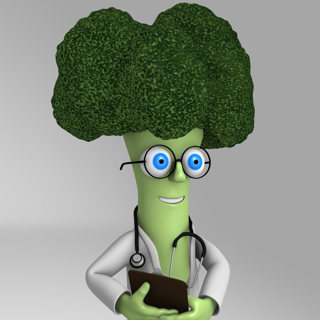 3d Doctor Broccoli