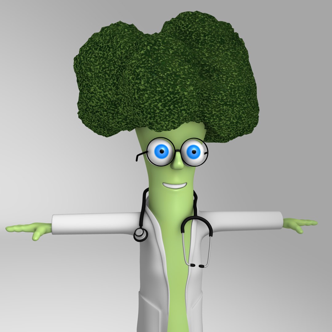 3d Doctor Broccoli
