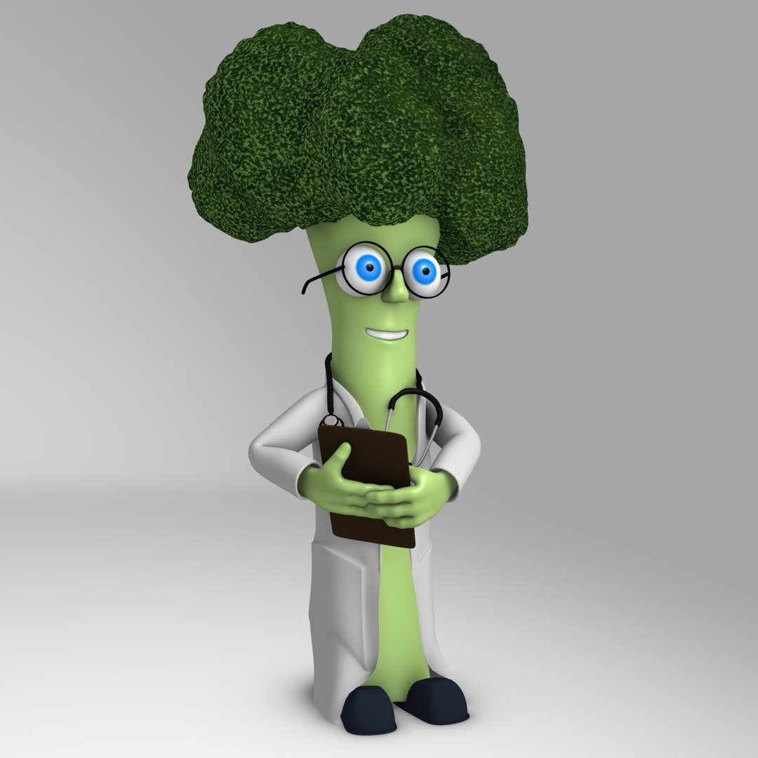 3d Doctor Broccoli