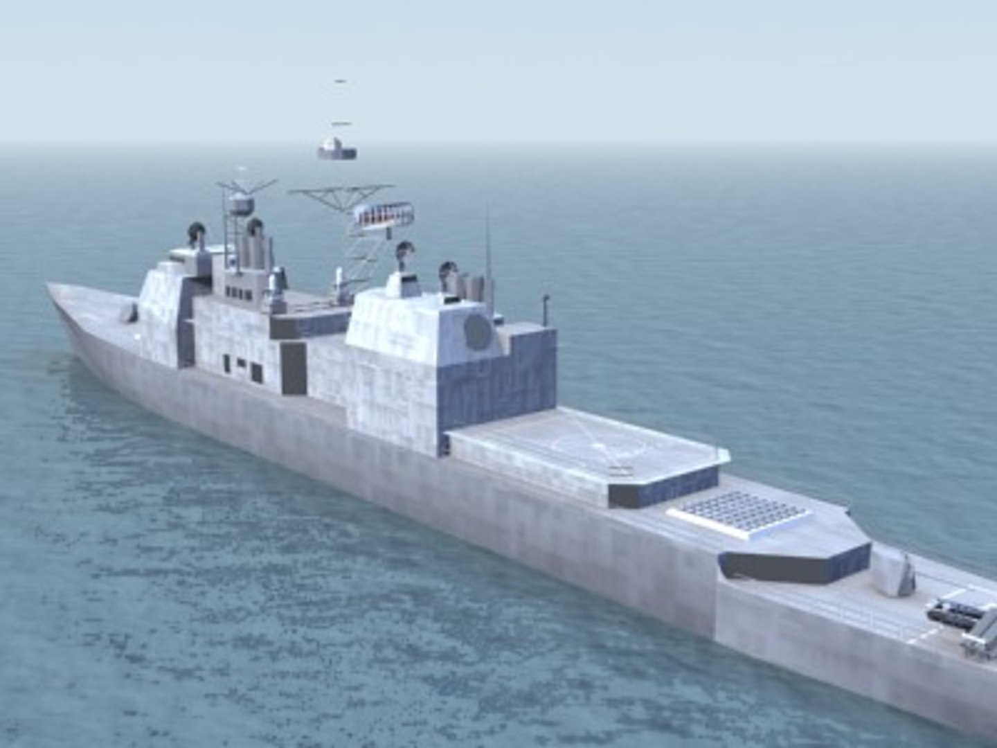 3d Model Ticonderoga Class Cg