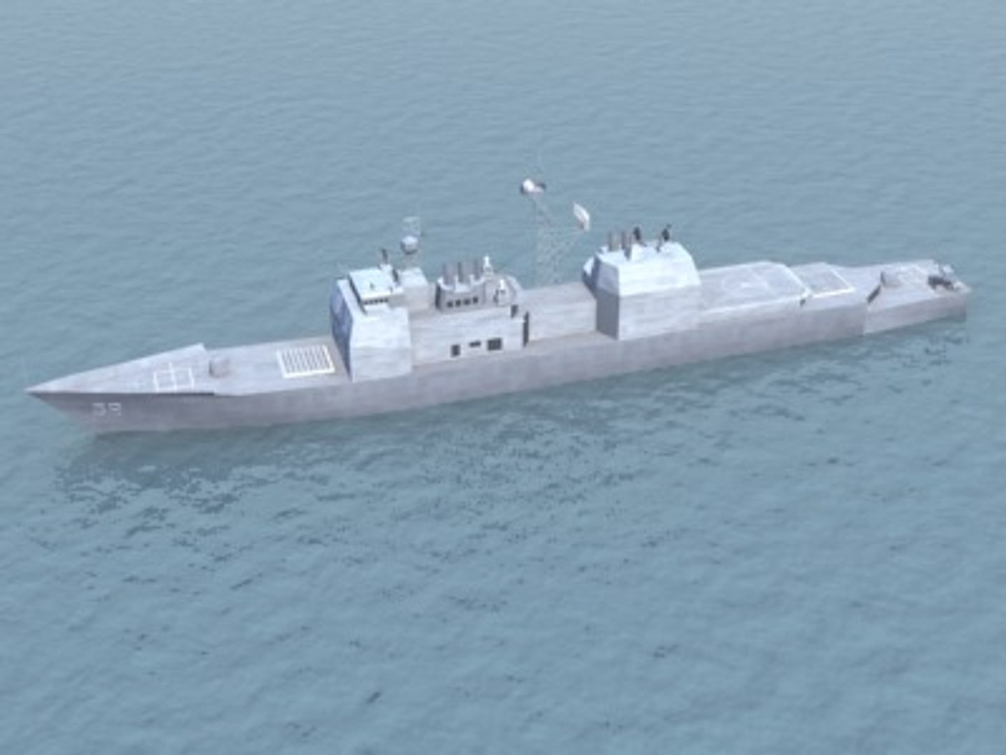 3d Model Ticonderoga Class Cg
