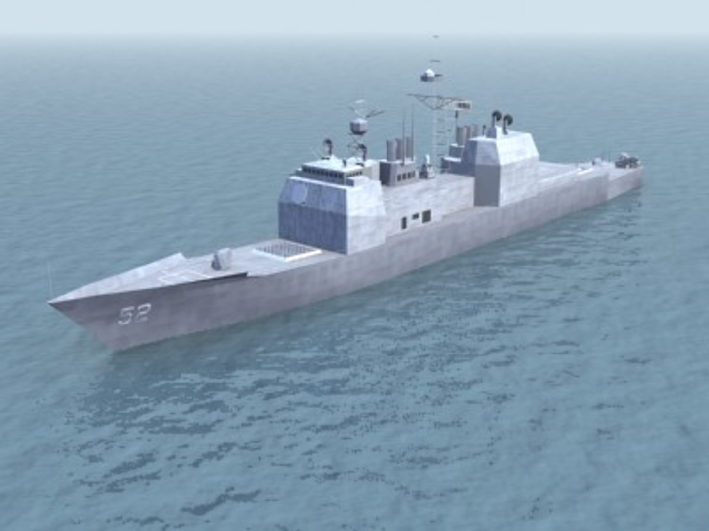 3d Model Ticonderoga Class Cg