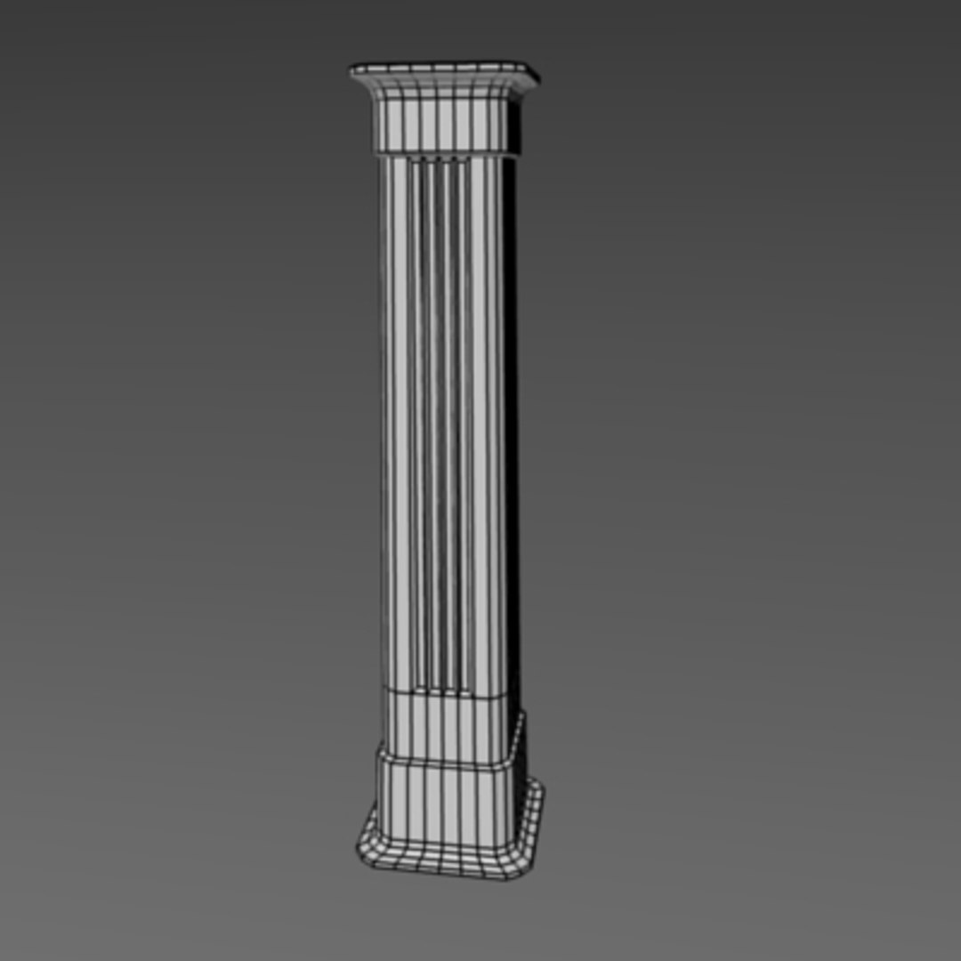 3d Model Column