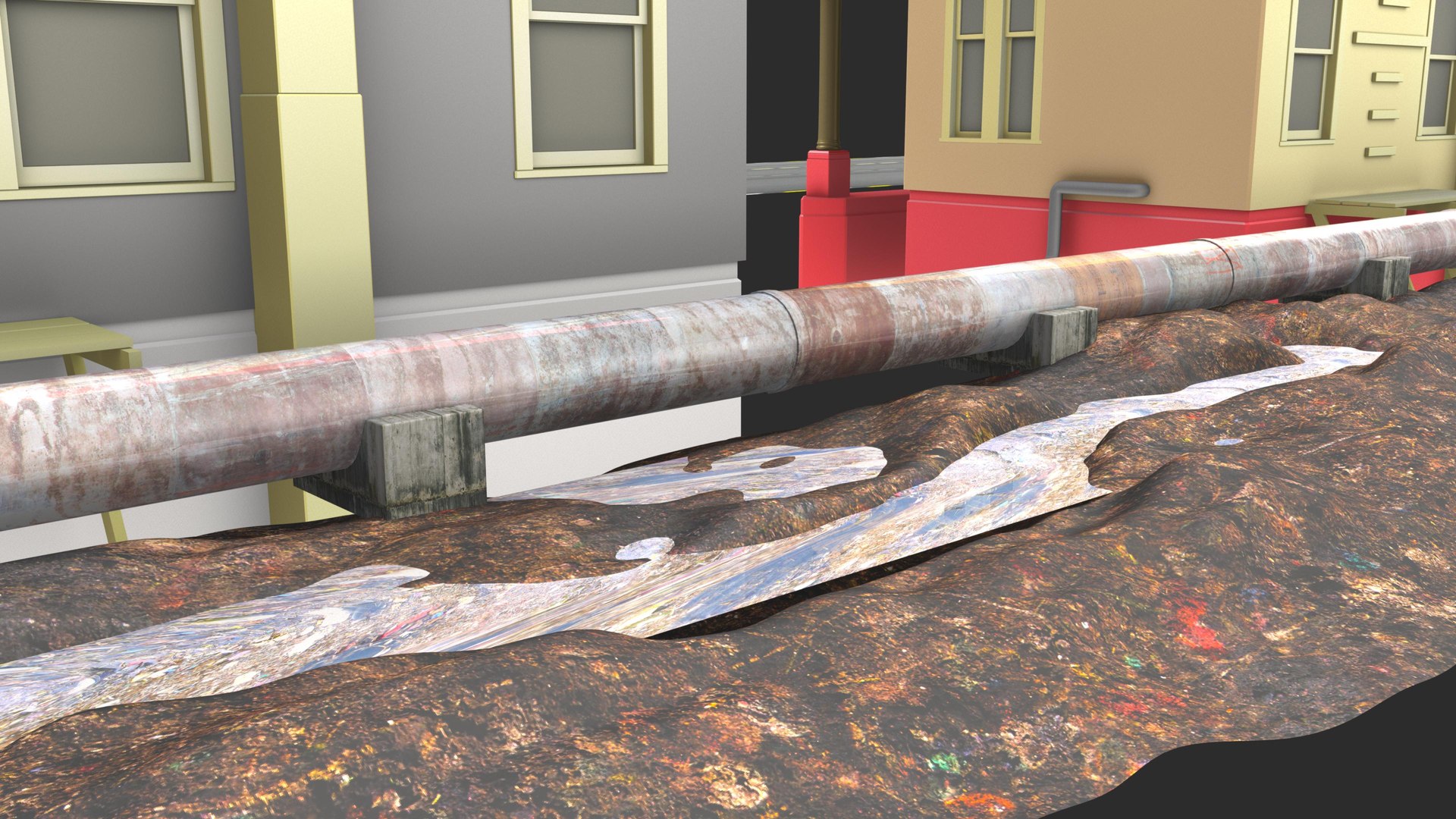 Drainage System 3D Model - TurboSquid 1793281