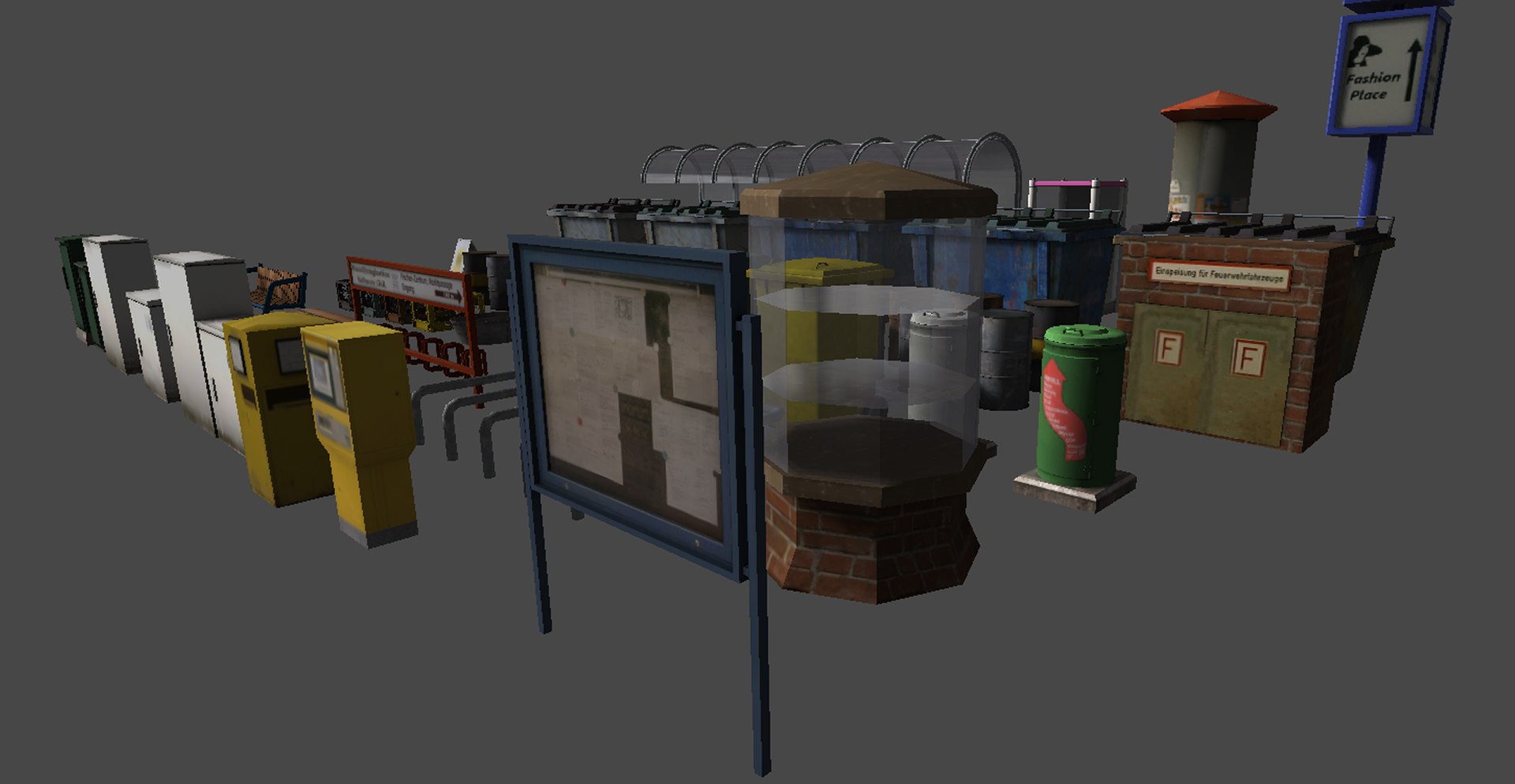 3D City Props - TurboSquid 1616056