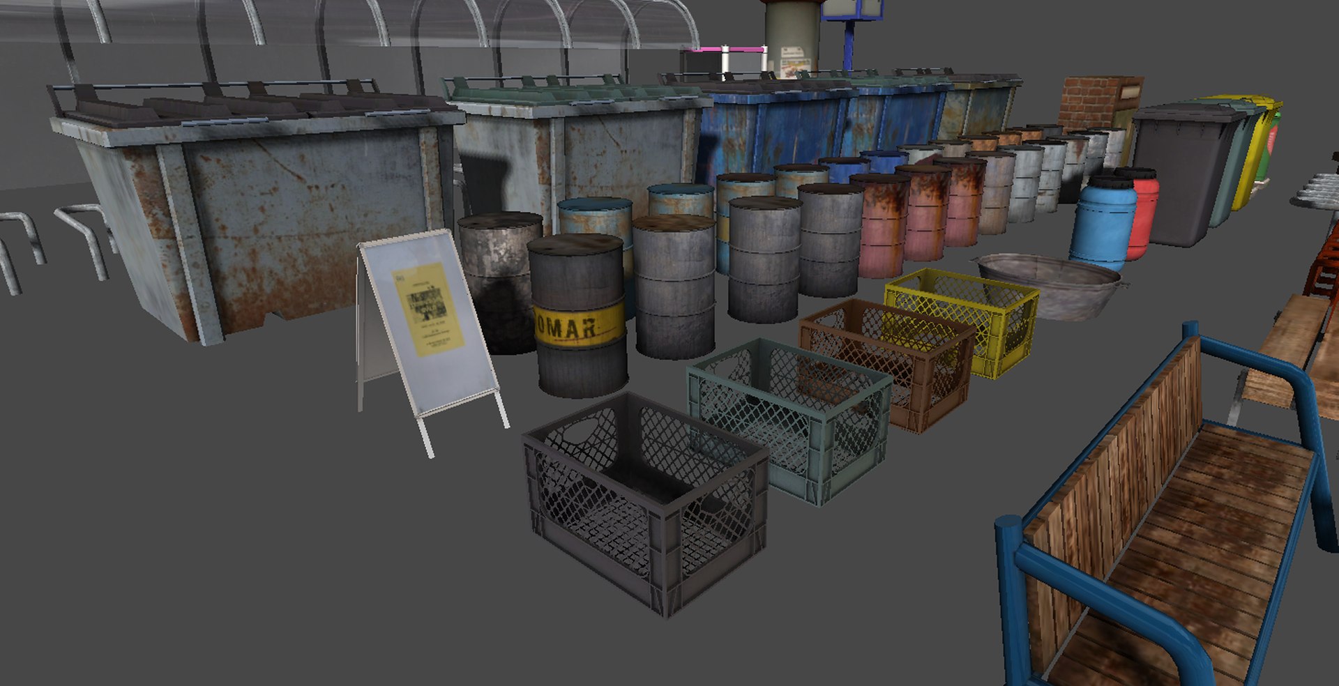 3D City Props - TurboSquid 1616056