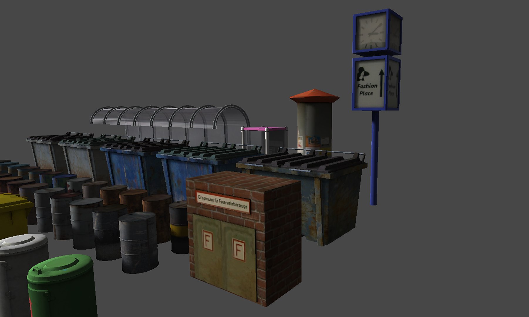 3D City Props - TurboSquid 1616056