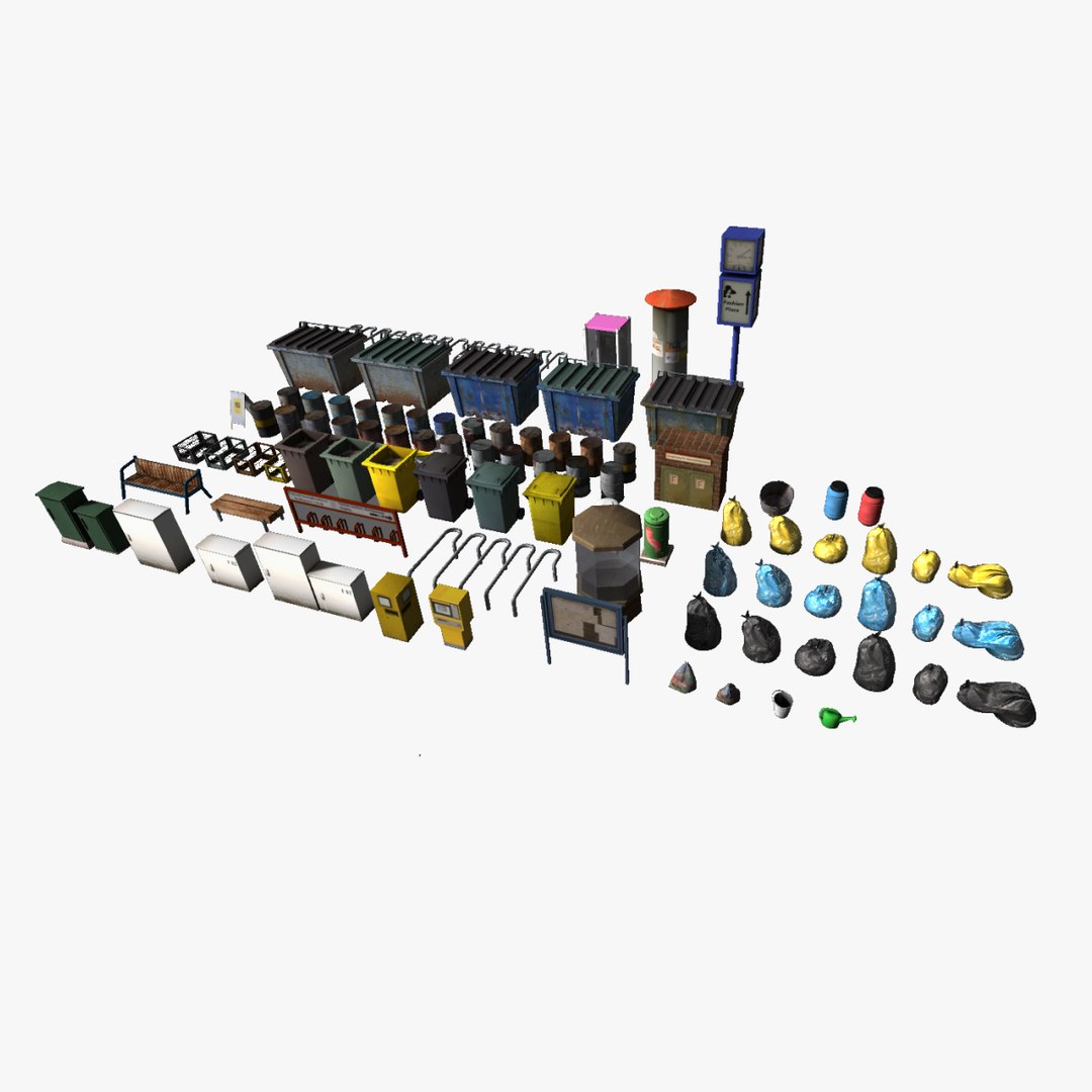3D City Props - TurboSquid 1616056