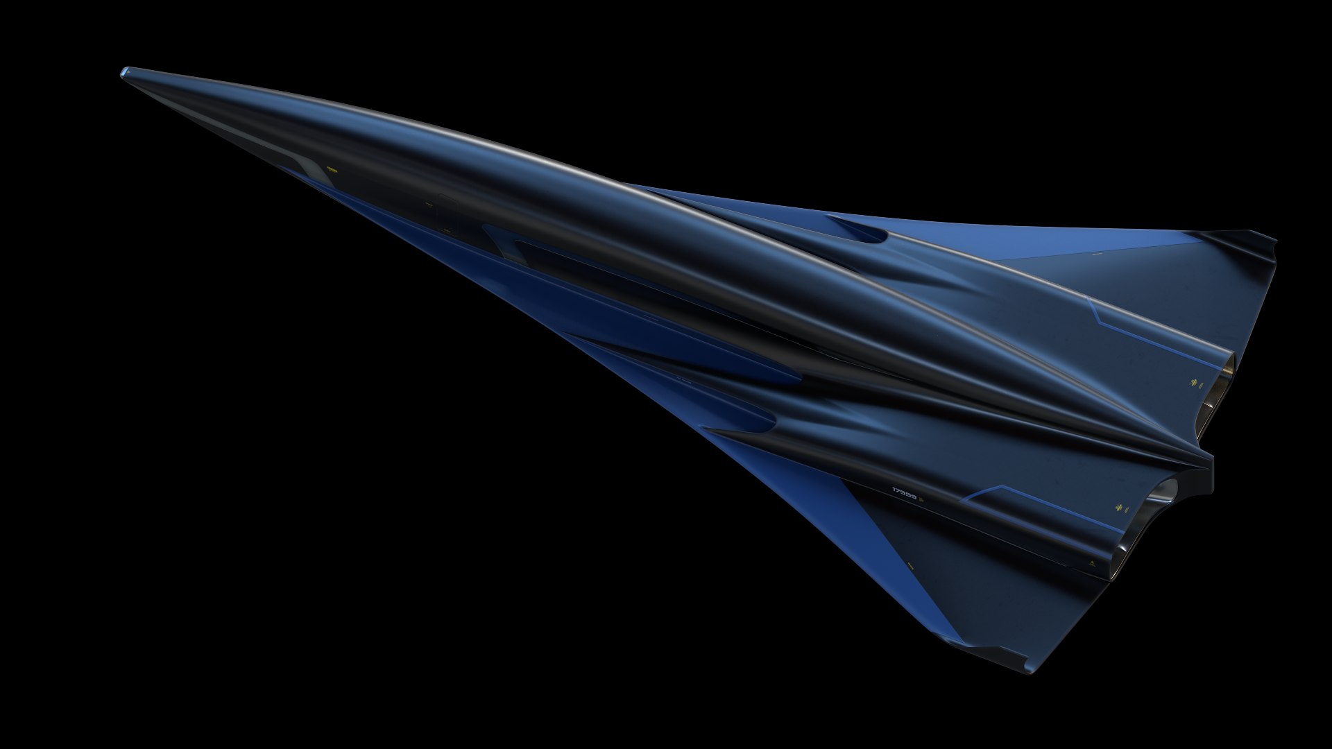3D Raven - B Model - Hypersonic Business Jet 8K model - TurboSquid 2043378