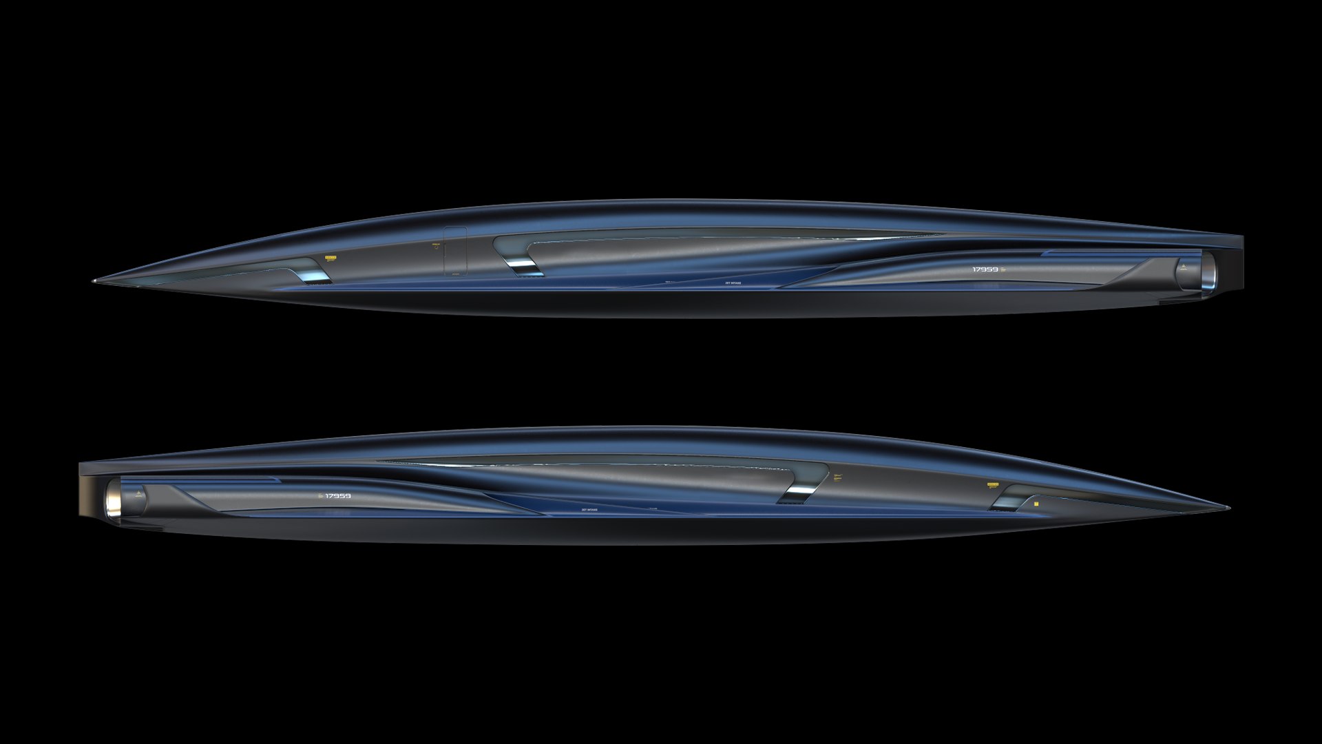 3D Raven - B Model - Hypersonic Business Jet 8K model - TurboSquid 2043378