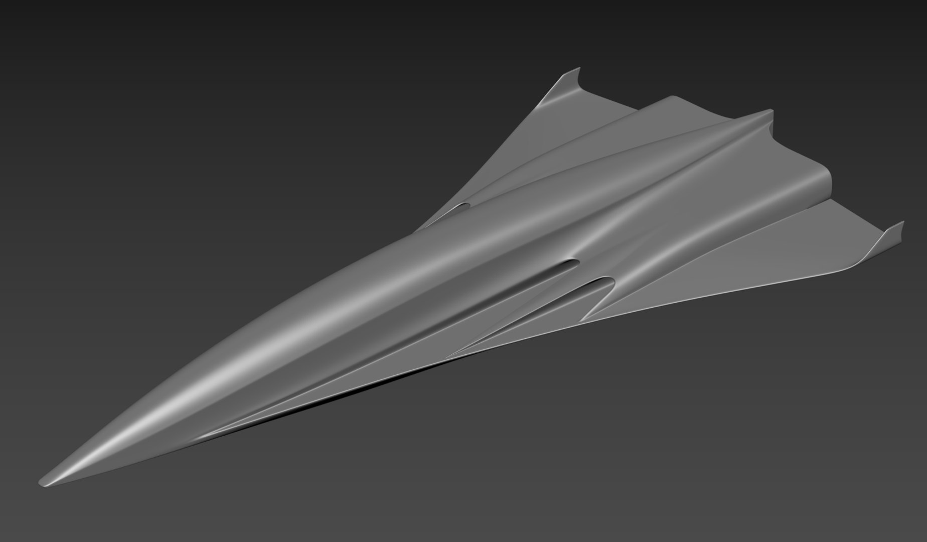3D Raven - B Model - Hypersonic Business Jet 8K model - TurboSquid 2043378