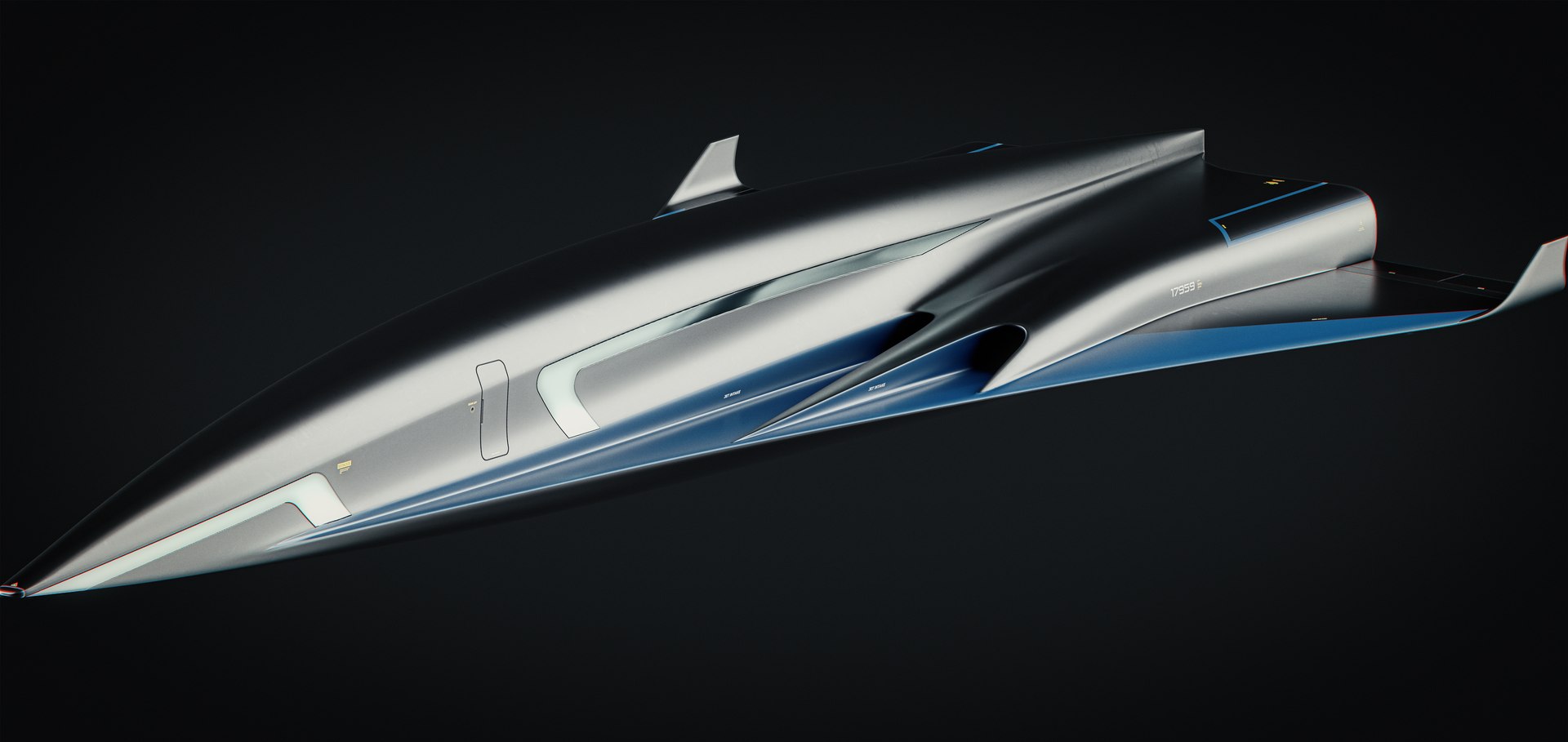 3D Raven - B Model - Hypersonic Business Jet 8K Model - TurboSquid 2043378