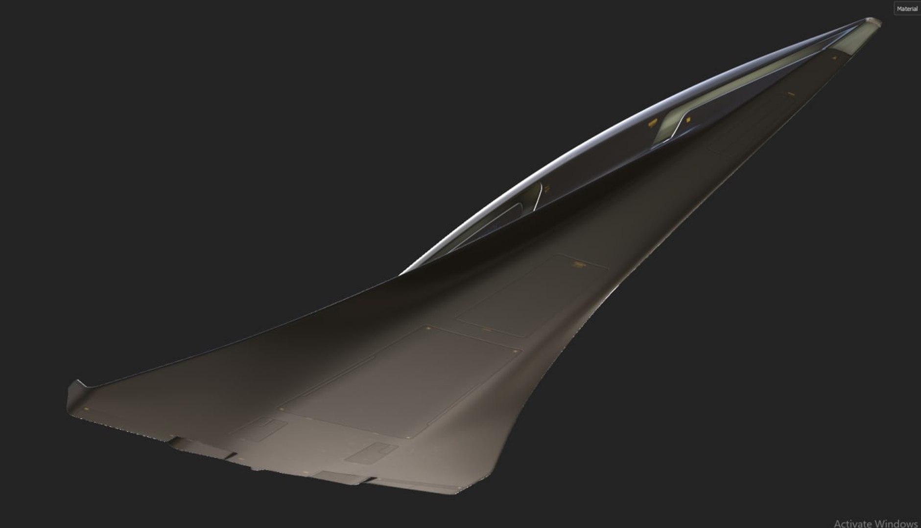 3D Raven - B Model - Hypersonic Business Jet 8K model - TurboSquid 2043378