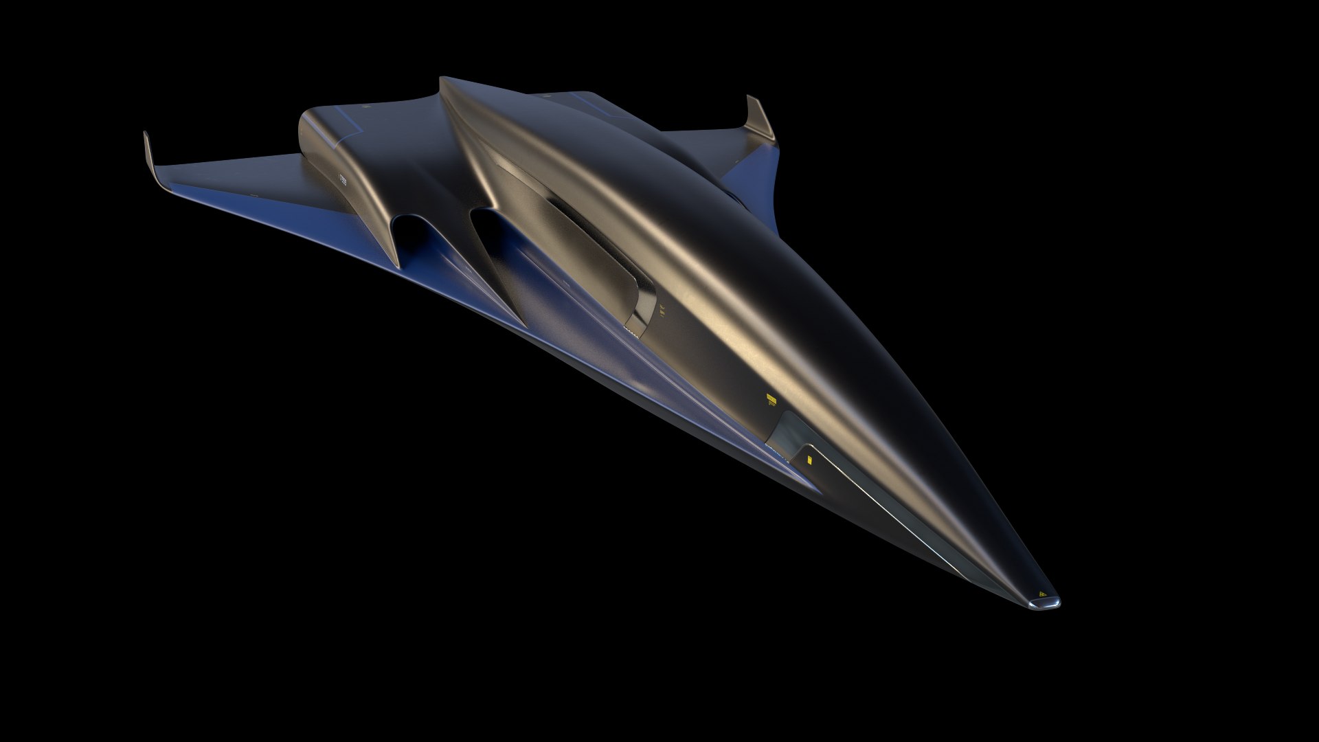 3D Raven - B Model - Hypersonic Business Jet 8K model - TurboSquid 2043378