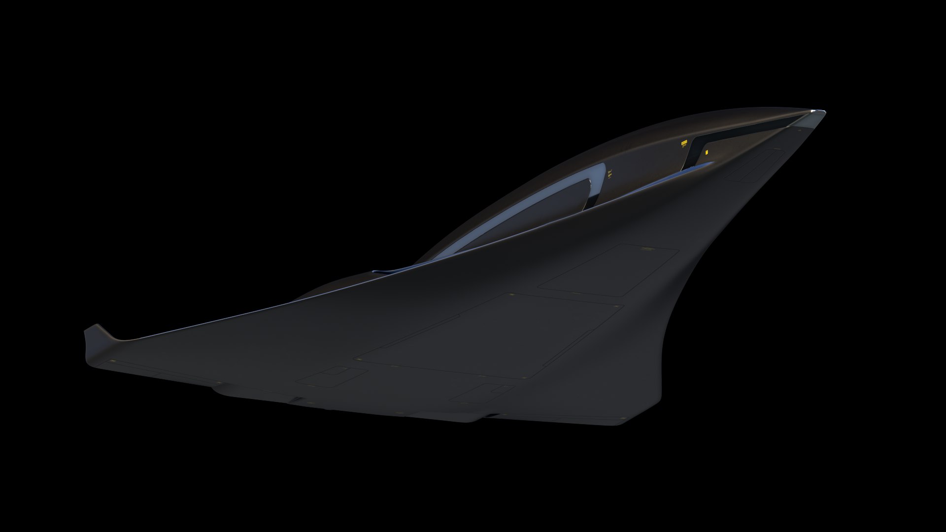 3D Raven - B Model - Hypersonic Business Jet 8K model - TurboSquid 2043378