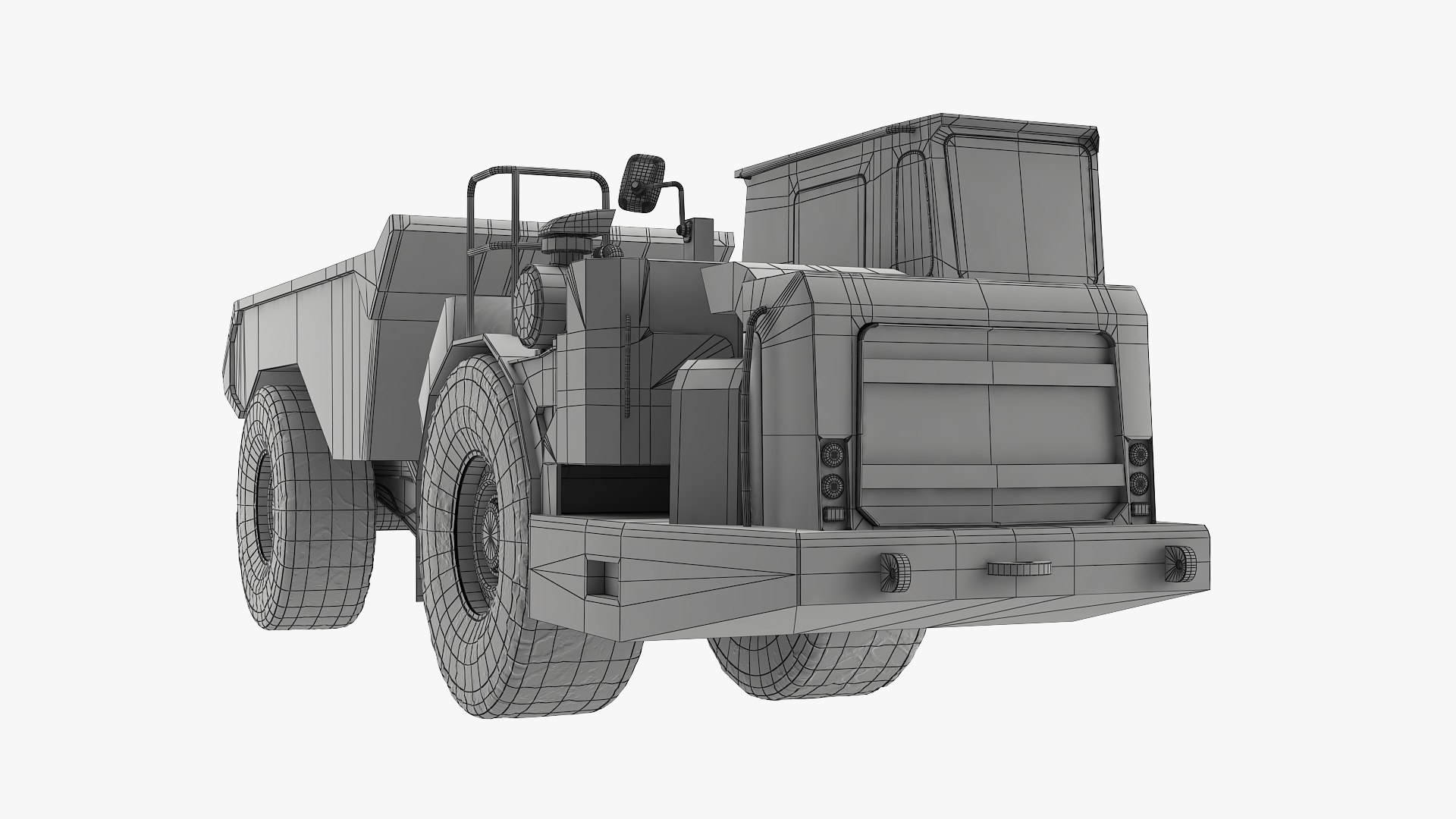 3D Mining Underground Truck Model - TurboSquid 1615275