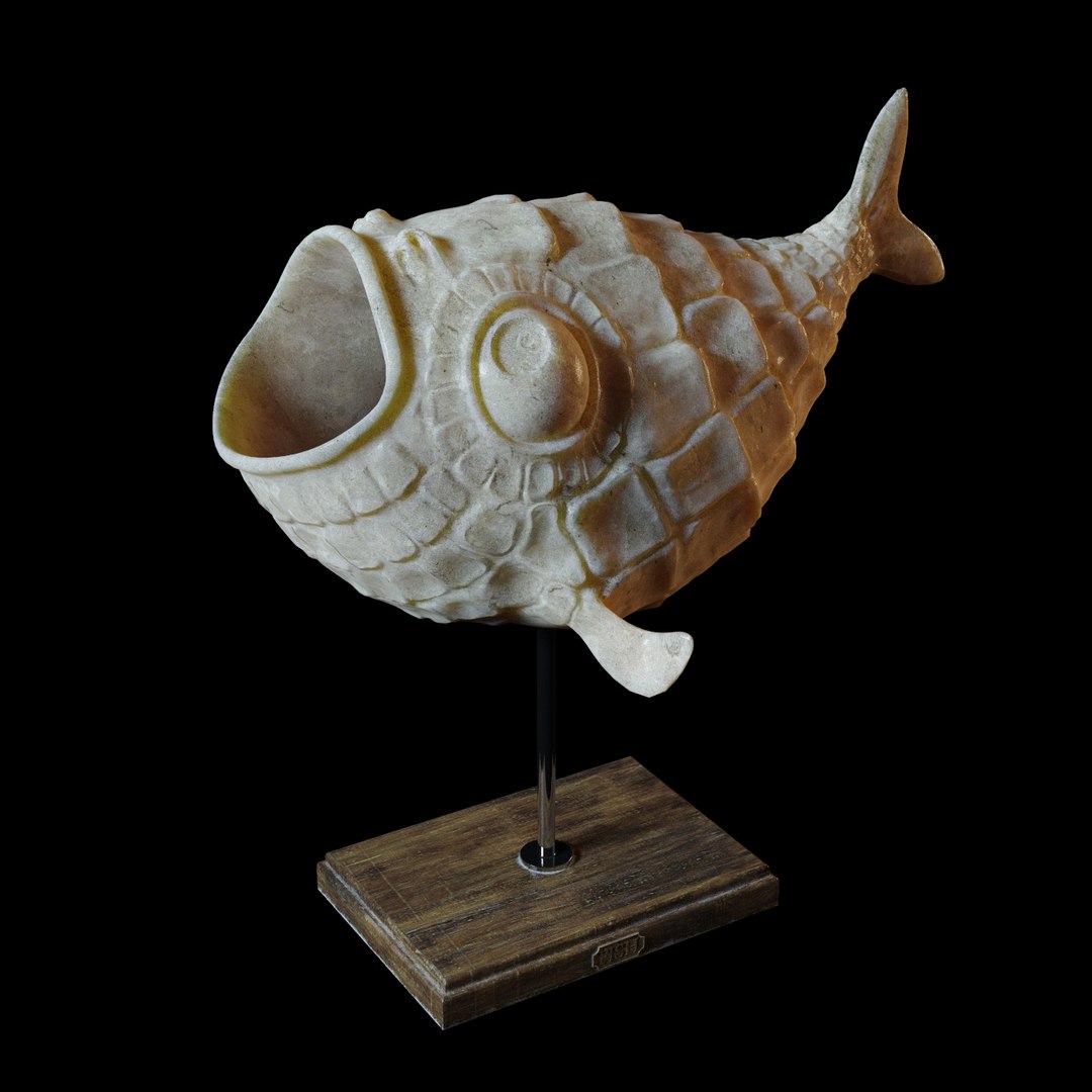 3d model fish decor