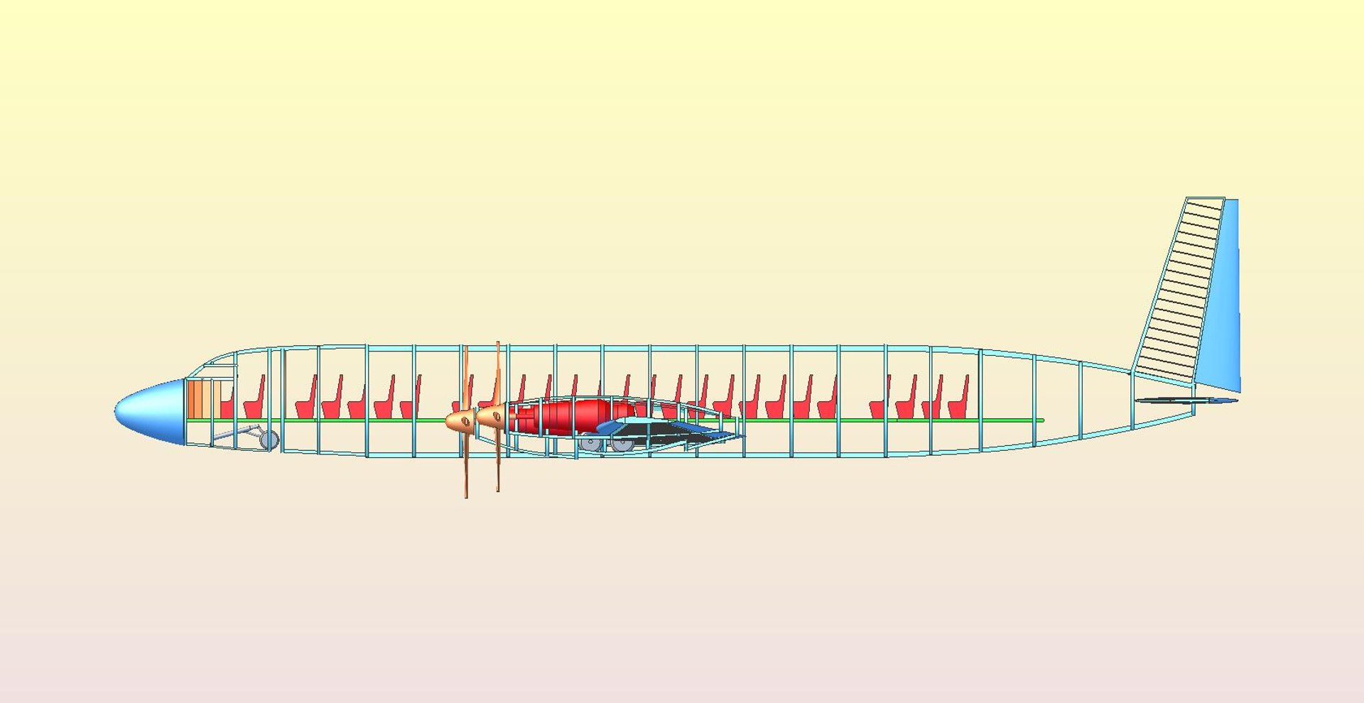 Illushyn il-18 aircraft solid 3D model - TurboSquid 1313133