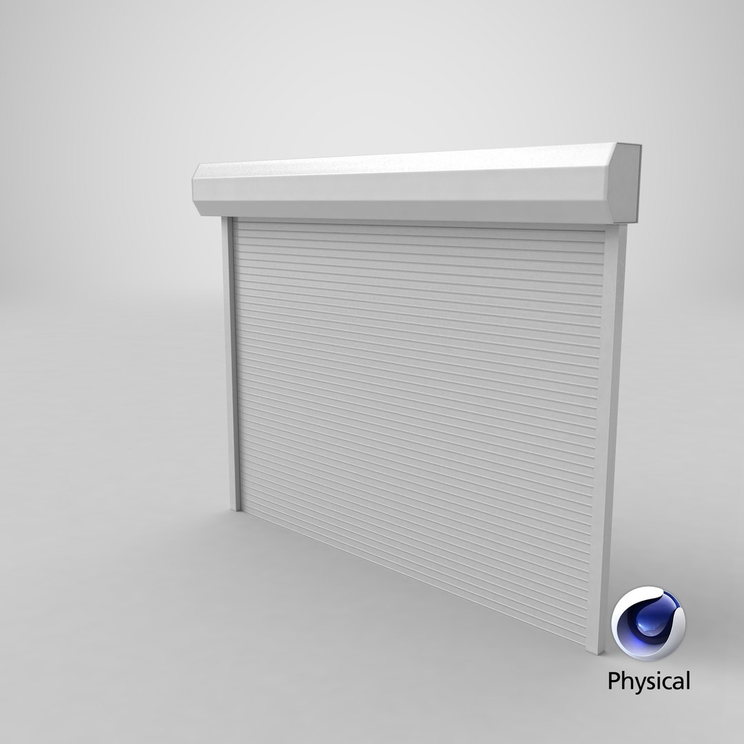 Storefront-rolling-gate---gate-02-clean 3D model - TurboSquid 1338392