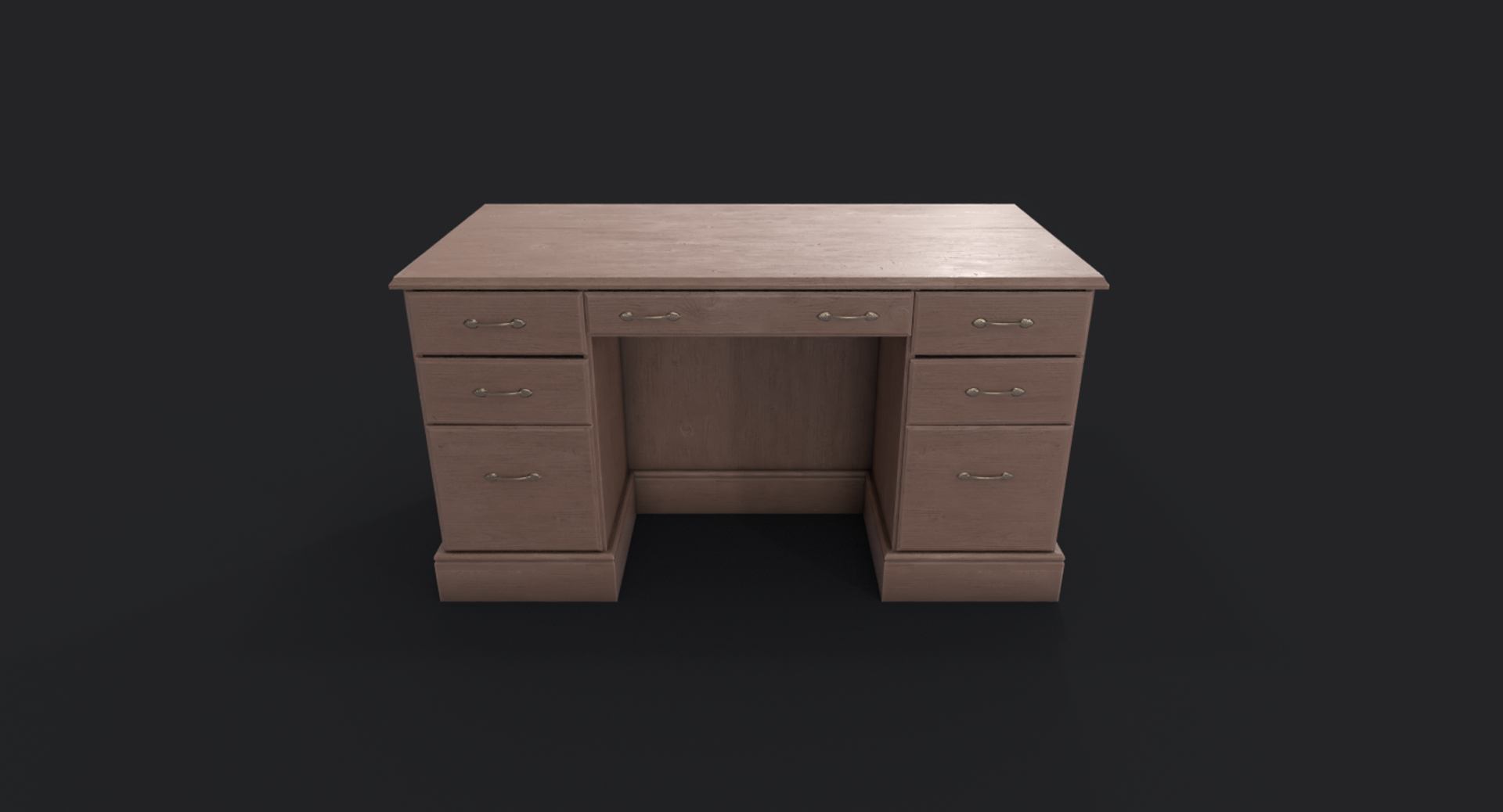 3D Model Executives Desk - TurboSquid 1255301