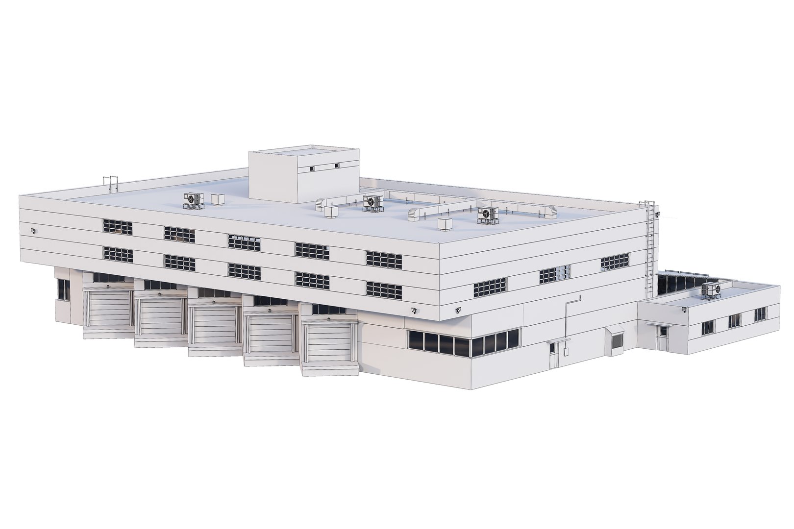 3D Industrial Buildings Collection Low-poly 3D Models - TurboSquid 2301197
