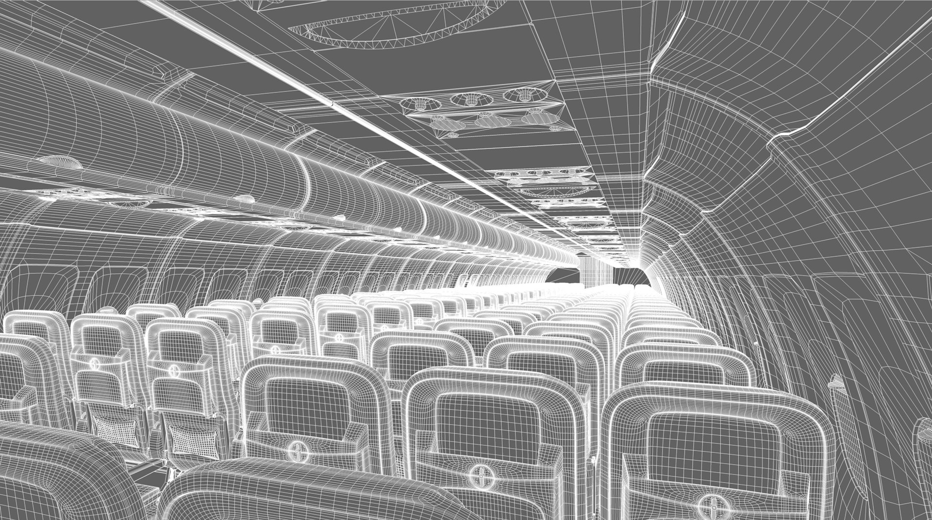 Interior Airbus A320 Model - TurboSquid 1390826