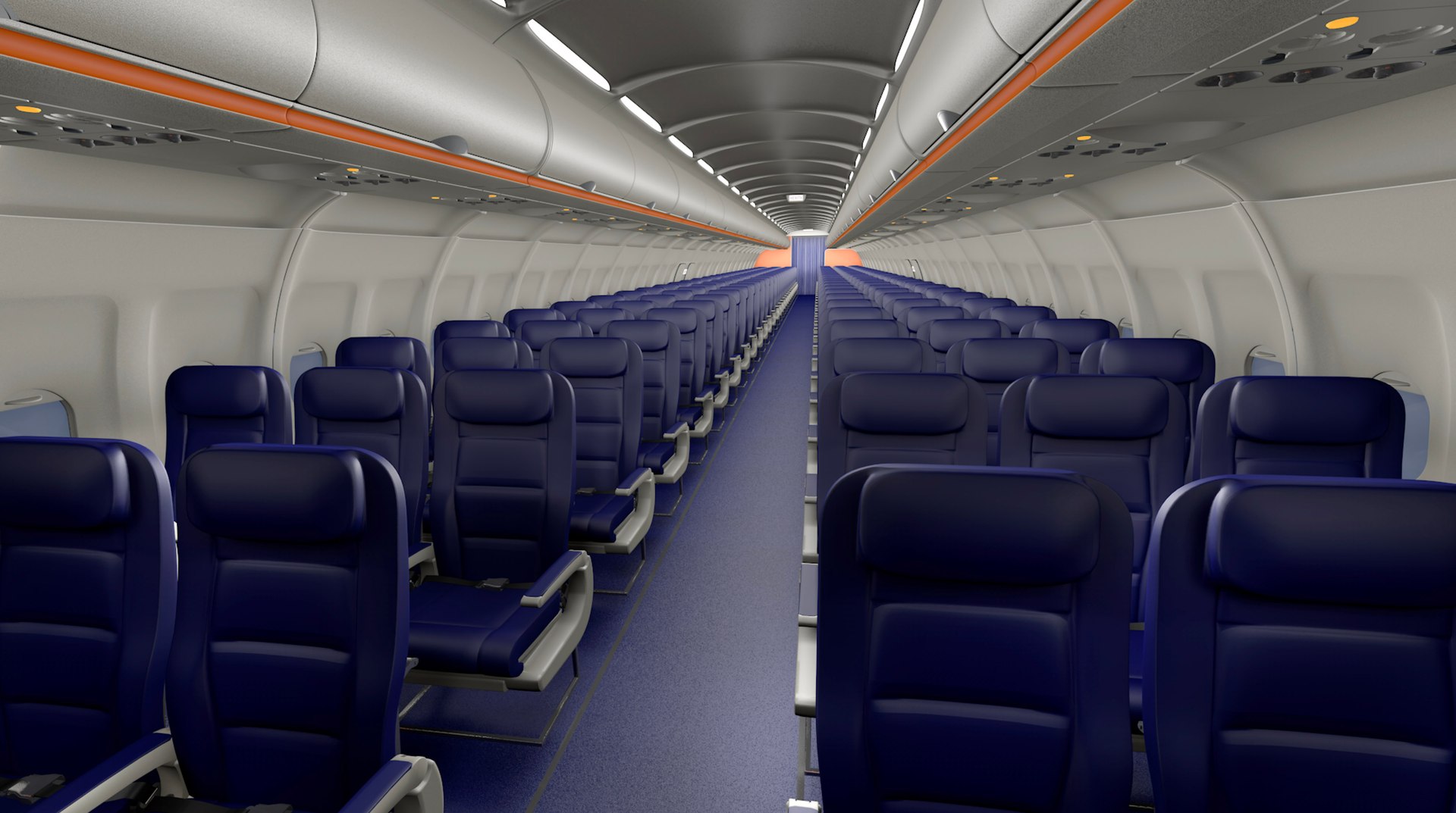 Interior Airbus A320 Model - TurboSquid 1390826