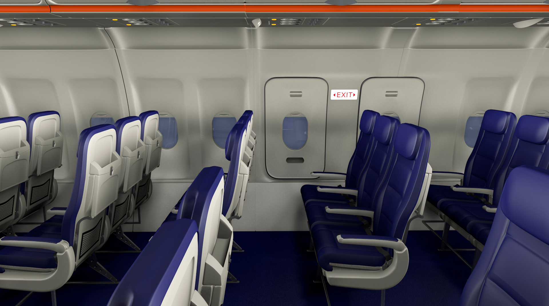 Interior airbus a320 model - TurboSquid 1390826