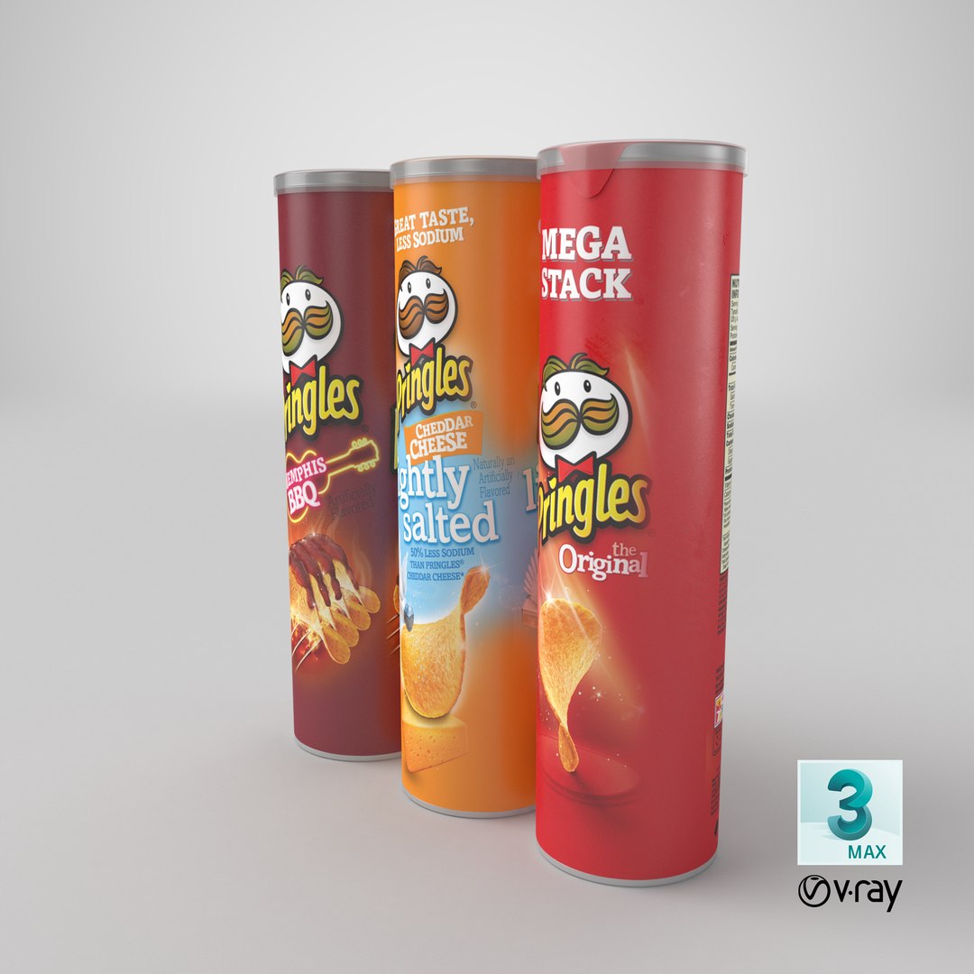 3D Pringles Modeled Model - TurboSquid 1361454