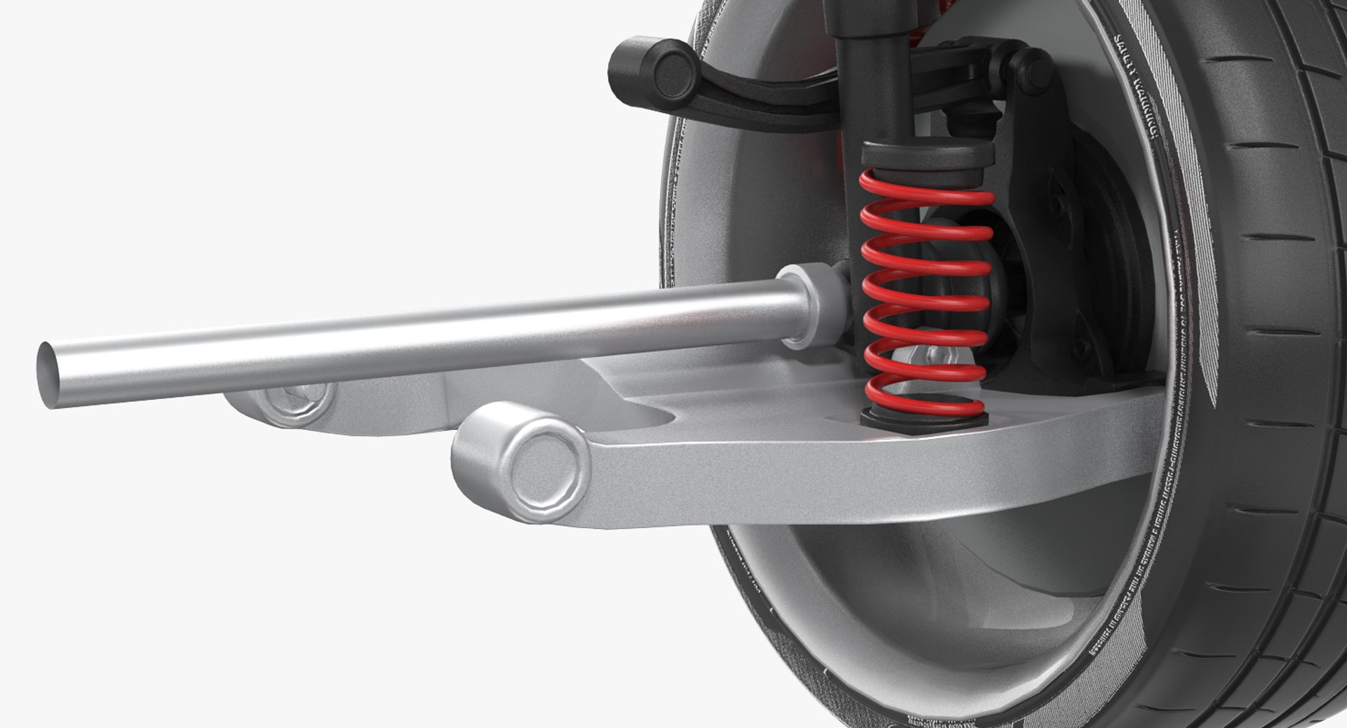 3D Car Rear Suspension Wheel Model - TurboSquid 1192508