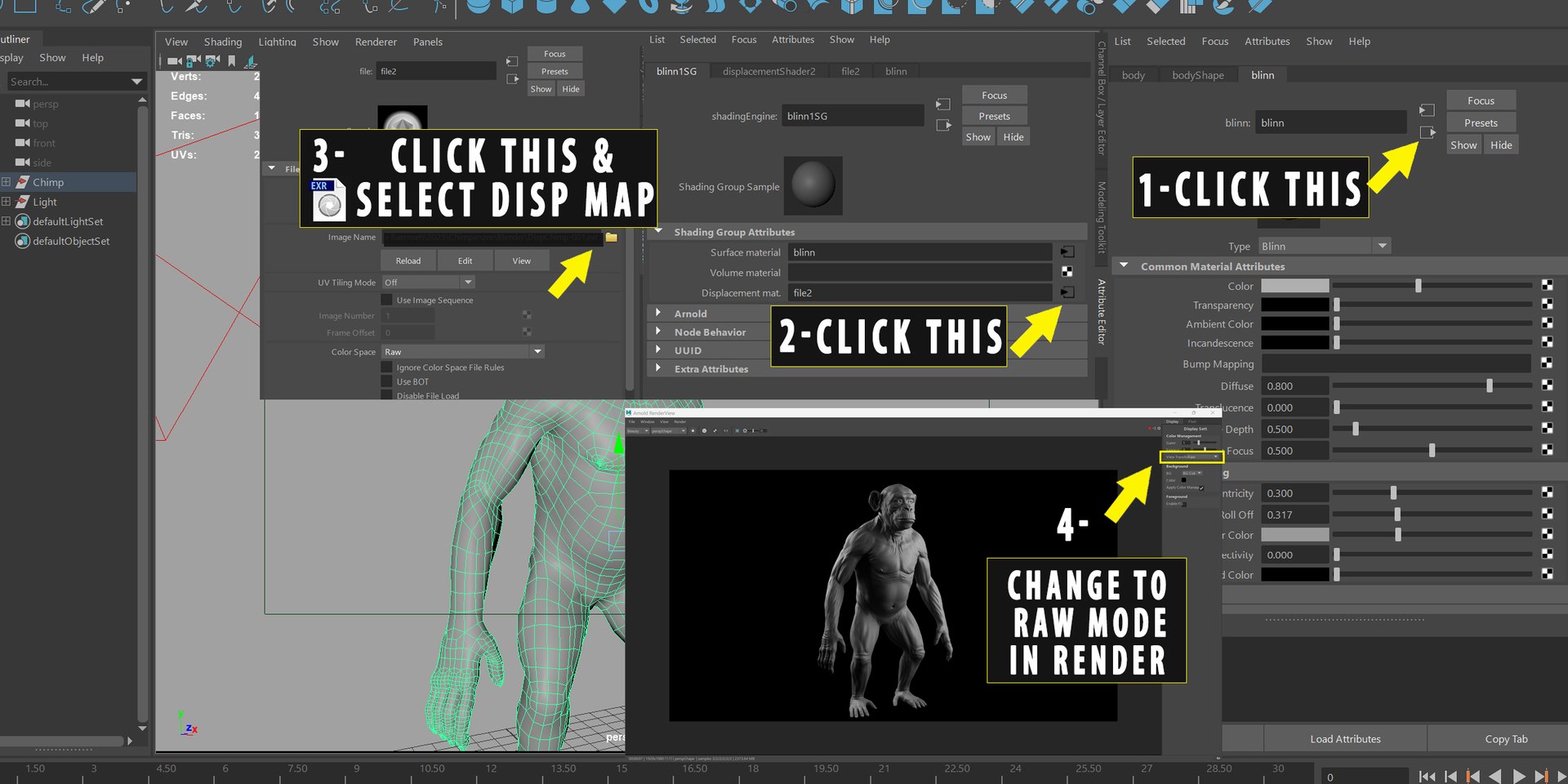 Chimpanzee 3D - TurboSquid 2089325
