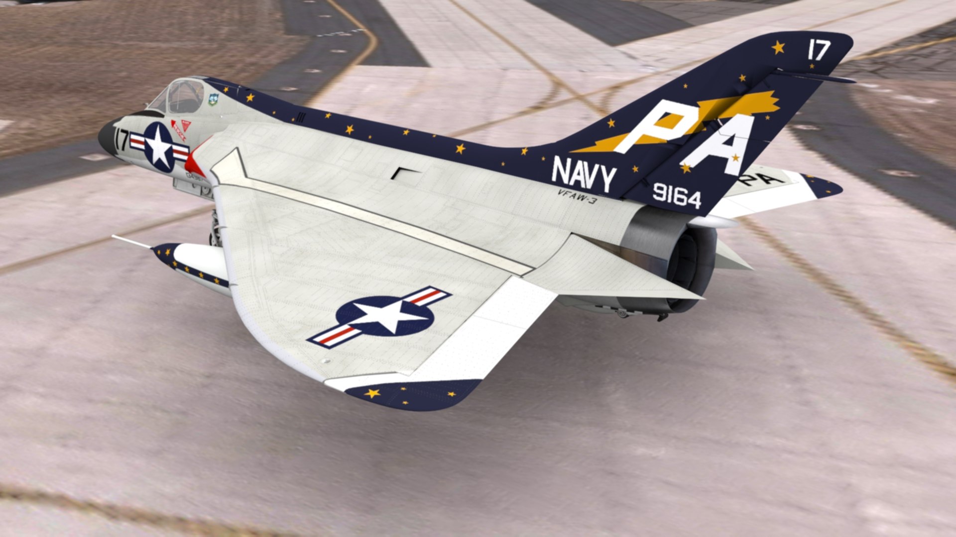 F4D-1 Skyray 3D Model - TurboSquid 2347517