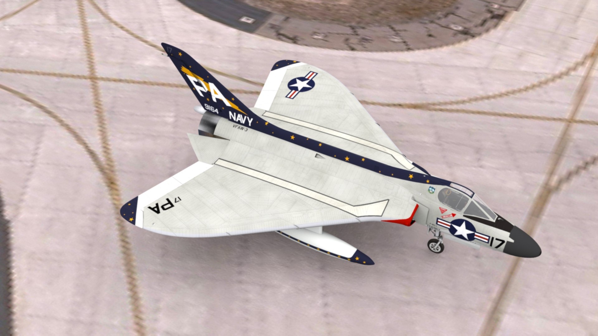 F4D-1 Skyray 3D Model - TurboSquid 2347517