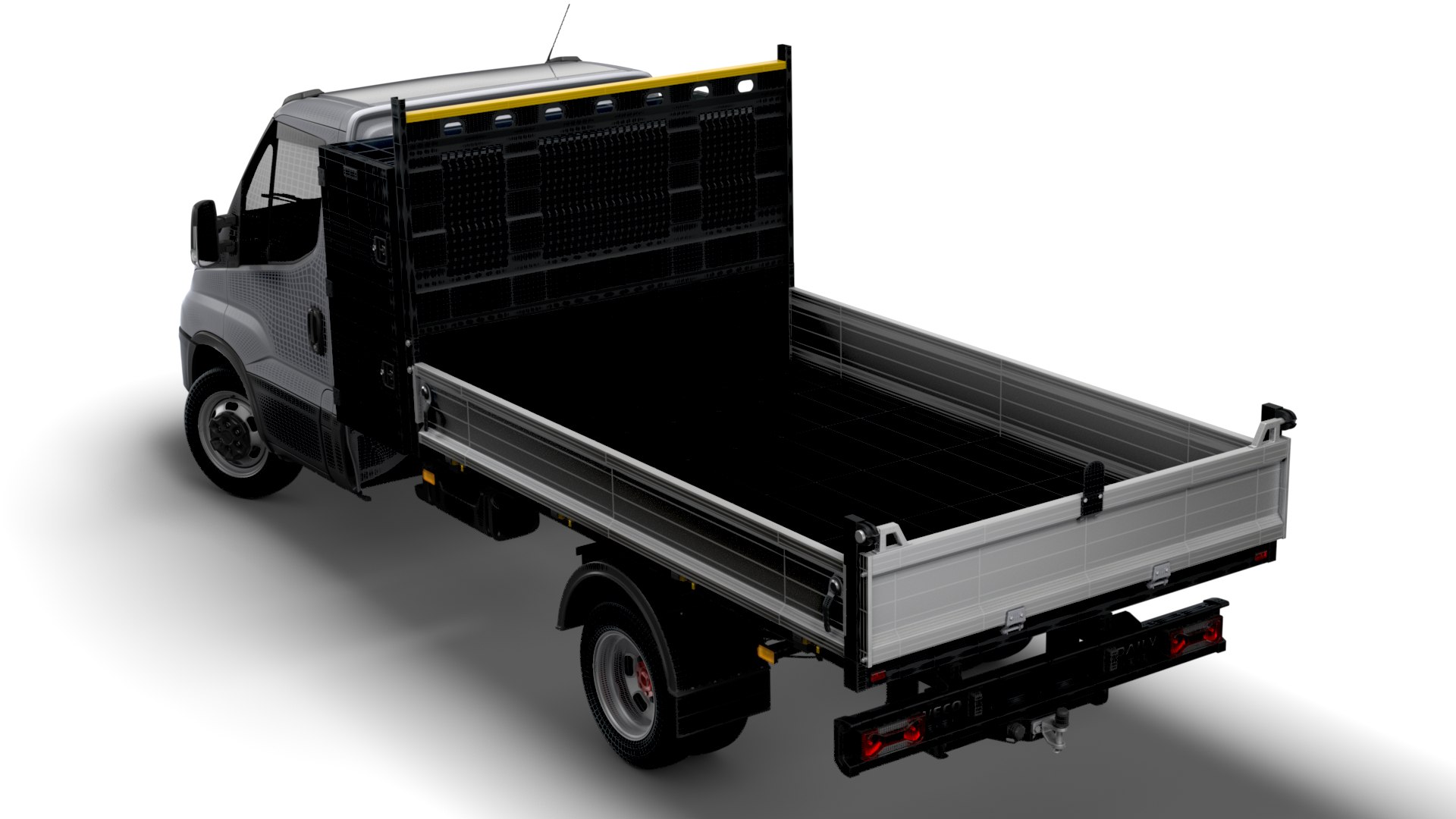 Iveco Daily Single Cab Tipper Toolpod 2023 3D model - TurboSquid 2055892