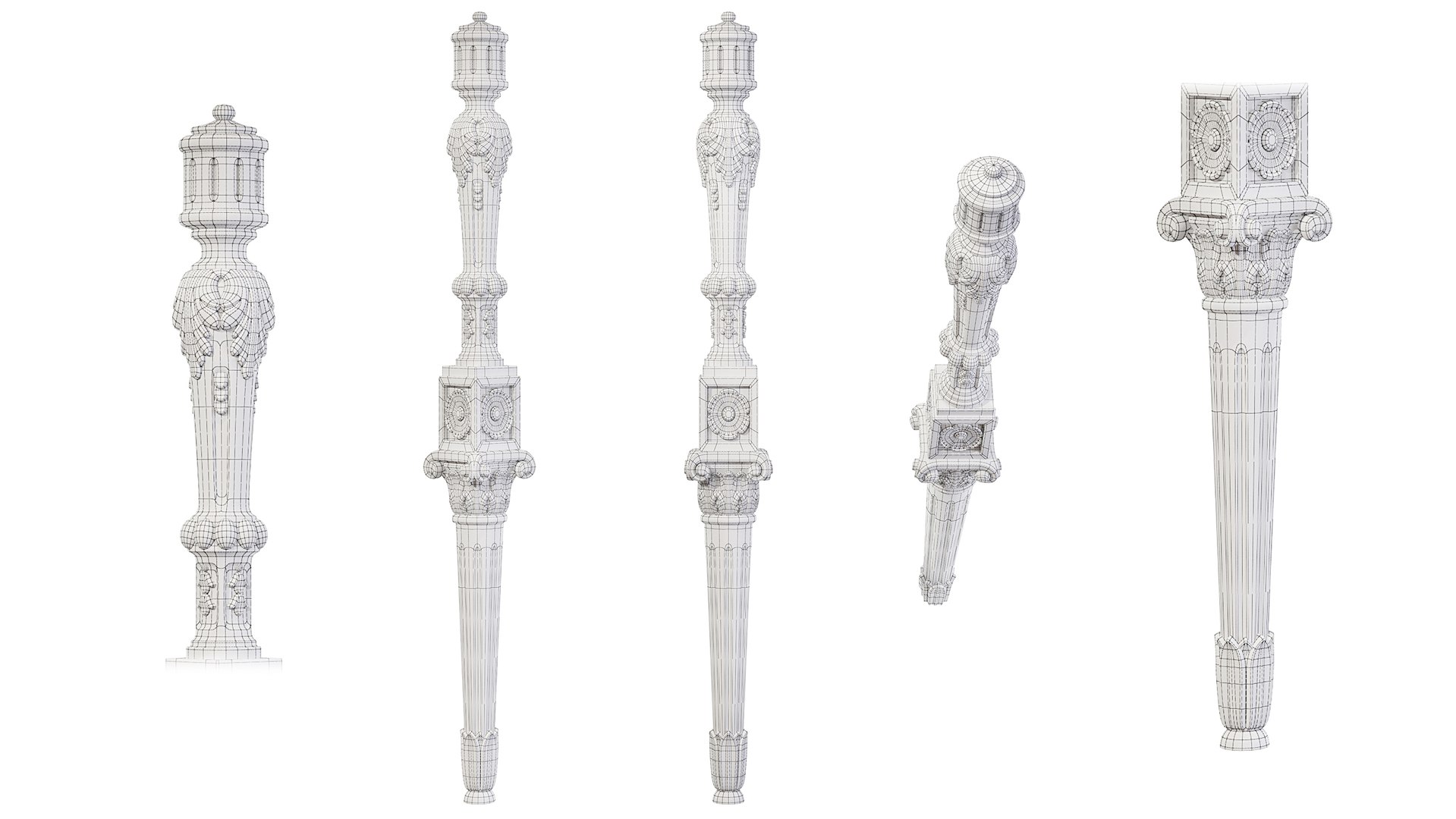 3D Classic Leg 064 - TurboSquid 2058779