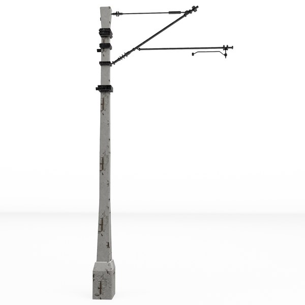 3D model train pole - TurboSquid 1640994