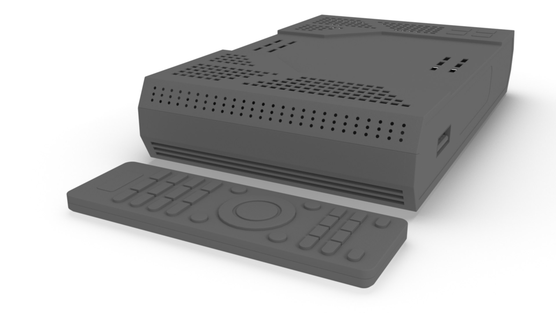 Hybrid TV Box PBR Model - TurboSquid 2415321