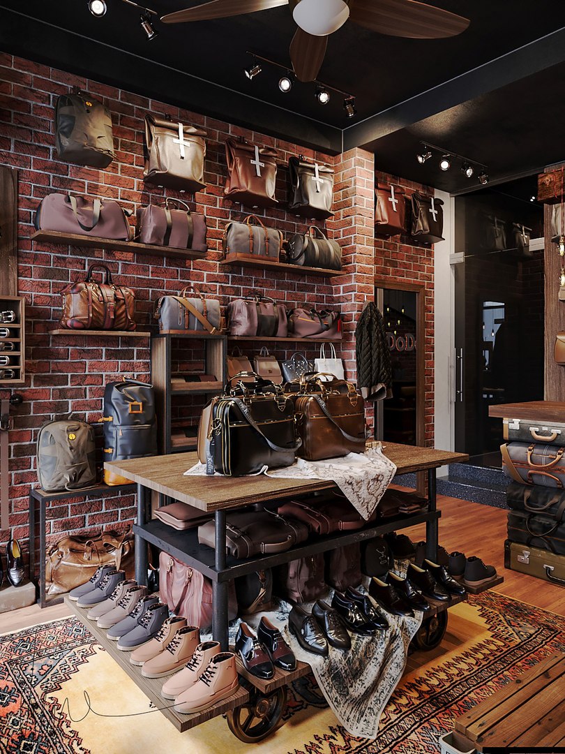 M-I-202206-0050 Contemporary Leather Shop retail 3D 모델 - TurboSquid 1980451