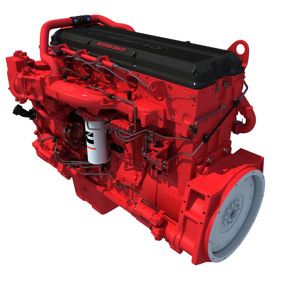 3d Model Isx15 Cummins Diesel Engine