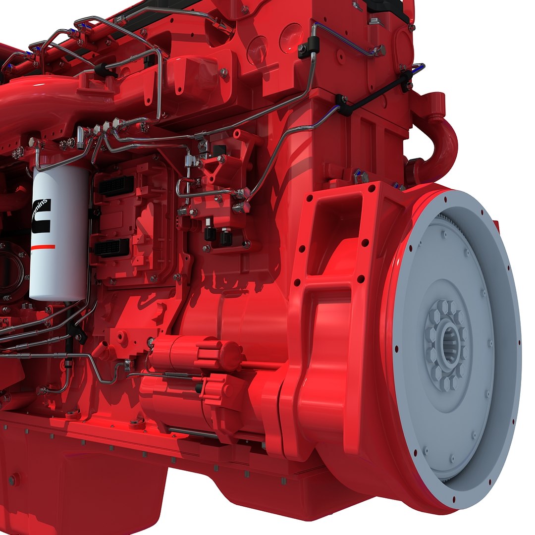 3d Model Isx15 Cummins Diesel Engine