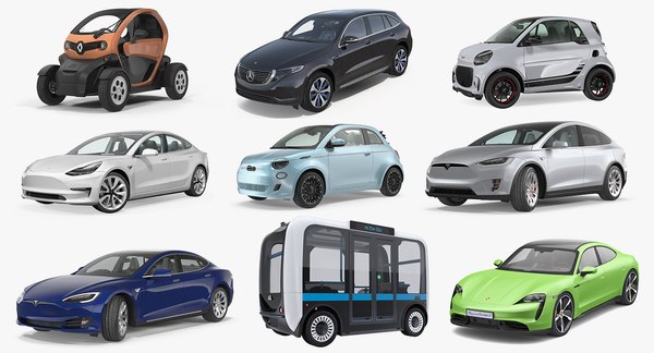 Electric Cars Collection 3 3D model - TurboSquid 1776009