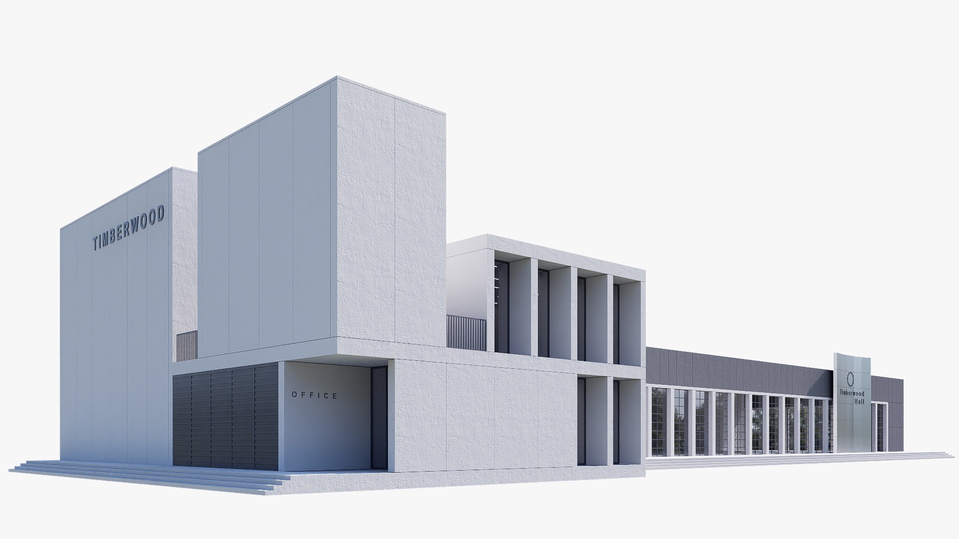 Convention Center Model - TurboSquid 2390081