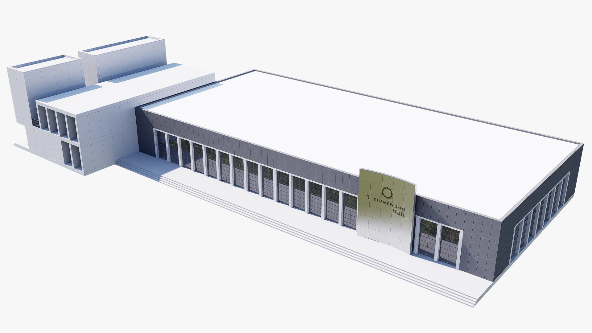 Convention Center Model - TurboSquid 2390081